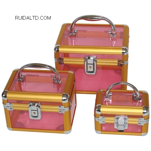 clear beautiful acrylic cosmetic case