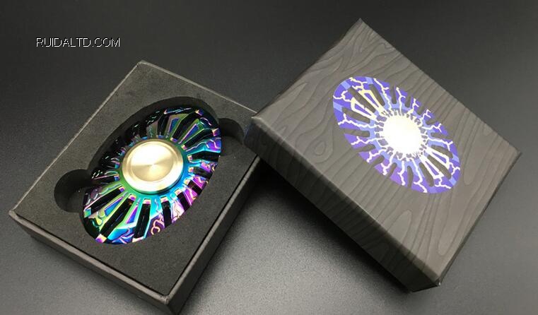 Beautiful hand spinner toys rainbow butterfly fish fidget spinner