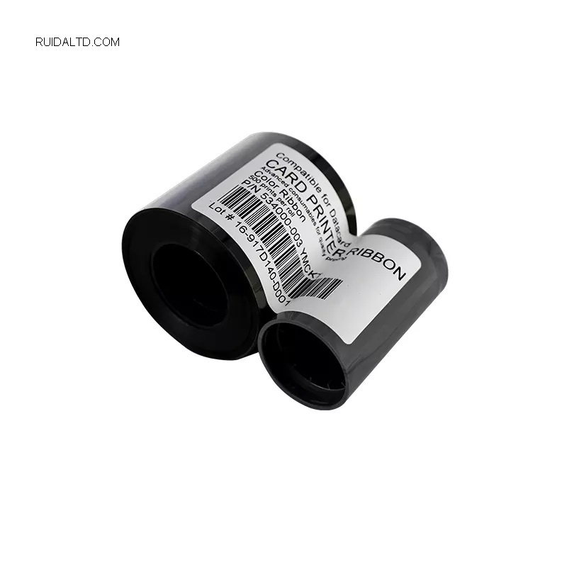 Compatible Datacard ID Card Color Ribbon 534000-003 YMCKT & Cleaning ...