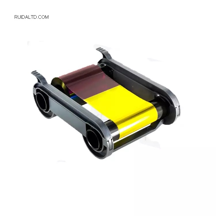 Compatible ID Card Ribbon Evolis R5F008SAA YMCKO For Evolis Primacy 300 ...