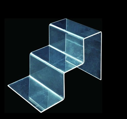 custom acrylic display step